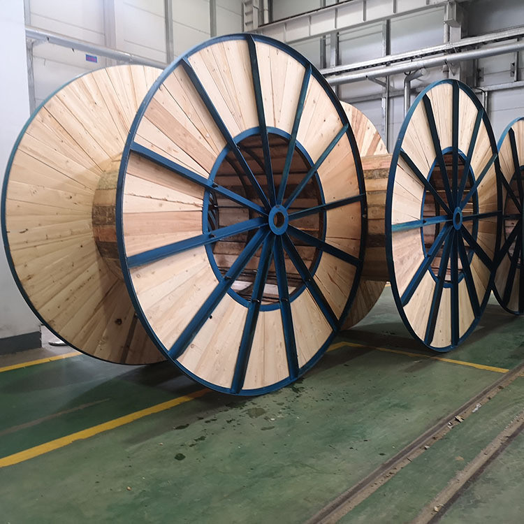 Rumah Tangga Kayu Kabel Drum 4 Way Besar Kayu Kabel Listrik Gulung